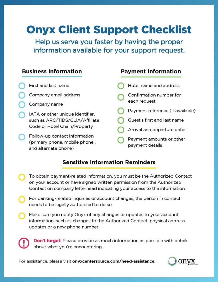 Providing a Faster and Smoother Client Support Experience - Onyx