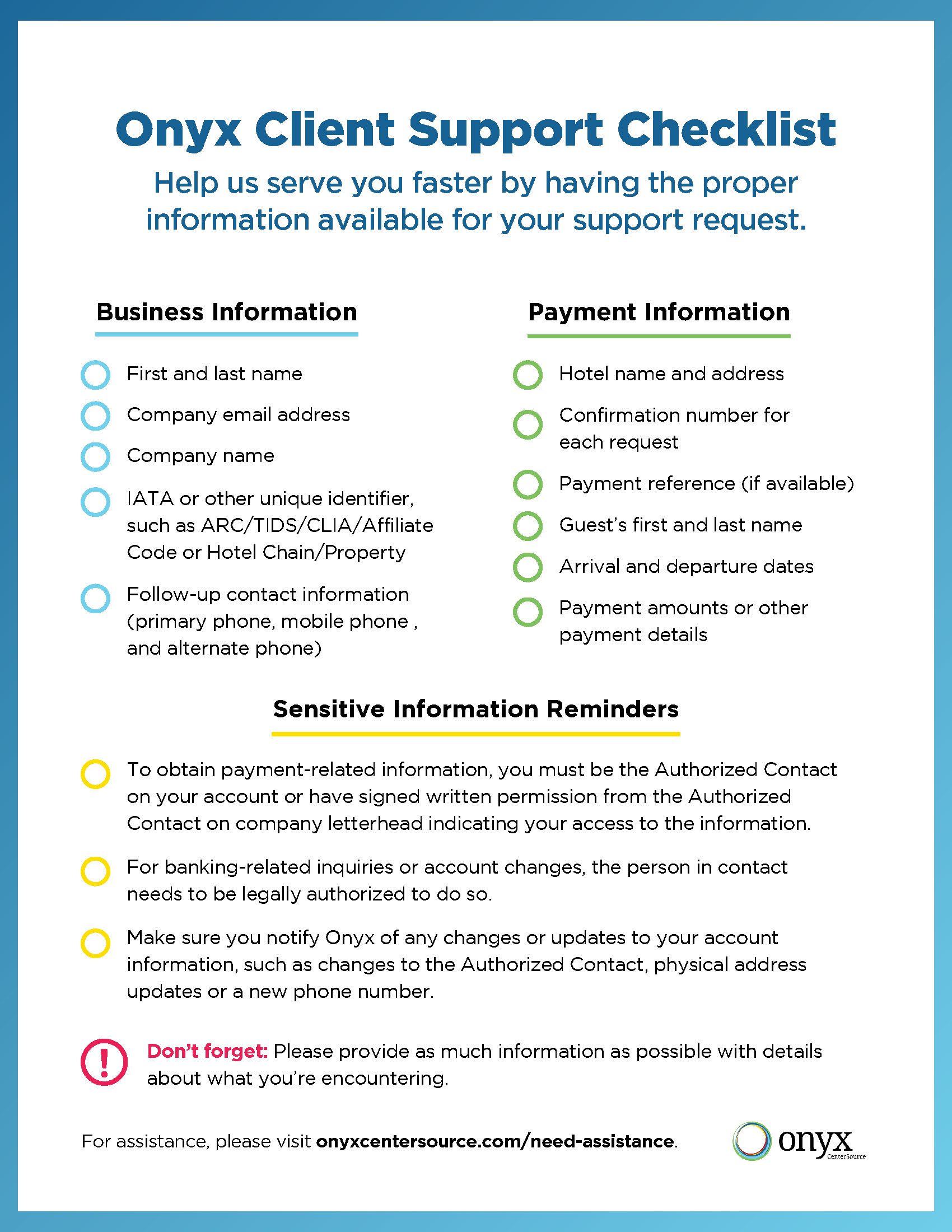 Providing a Faster and Smoother Client Support Experience - Onyx