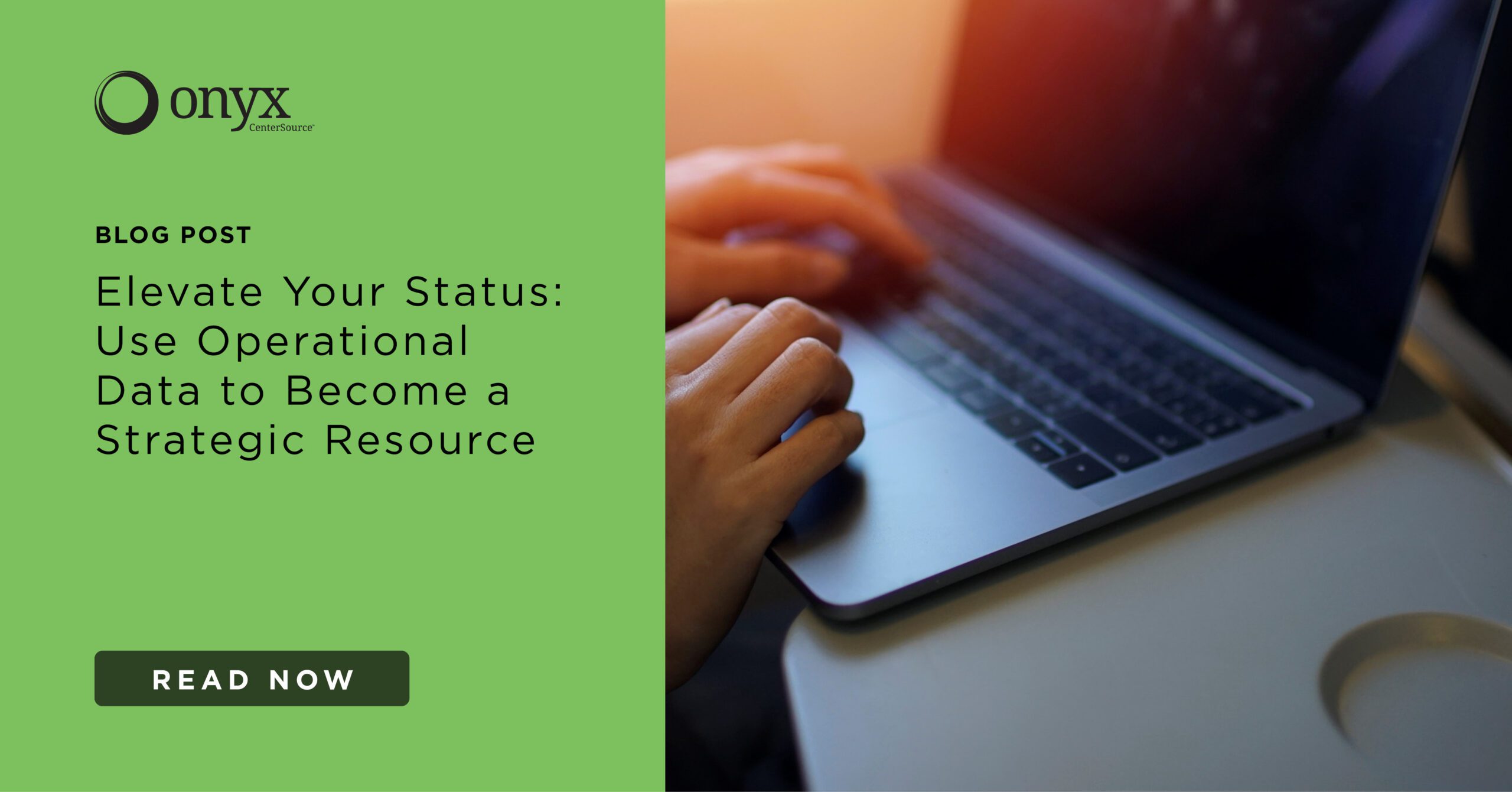 Elevate Your Status: Use Operational Data to Become a Strategic ...